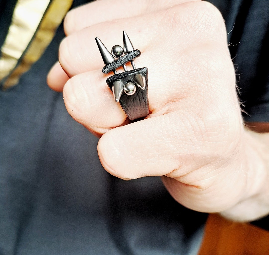 Spiky Ring, Edgy Alt Jewelry With Piercing Spikes,alt Girl Gift ...