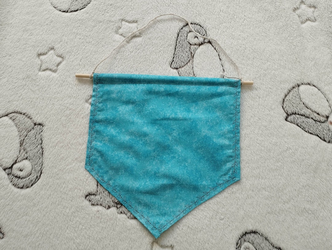 HANDMADE Small Sky Blue Batik Enamel Pin Display Banner - Etsy