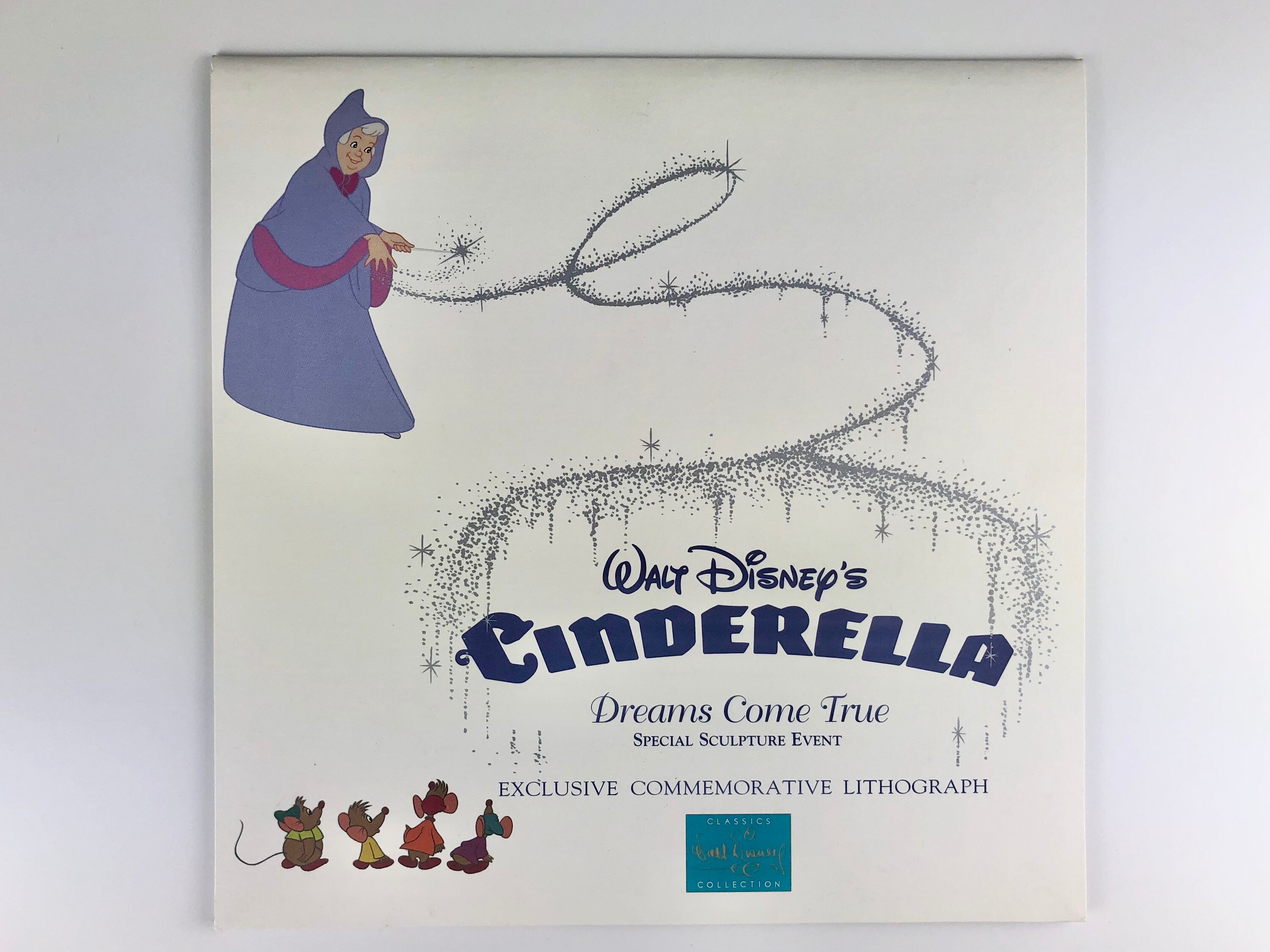Disney Cinderella Lithograph Folders and Sleeves Lithographs | Etsy