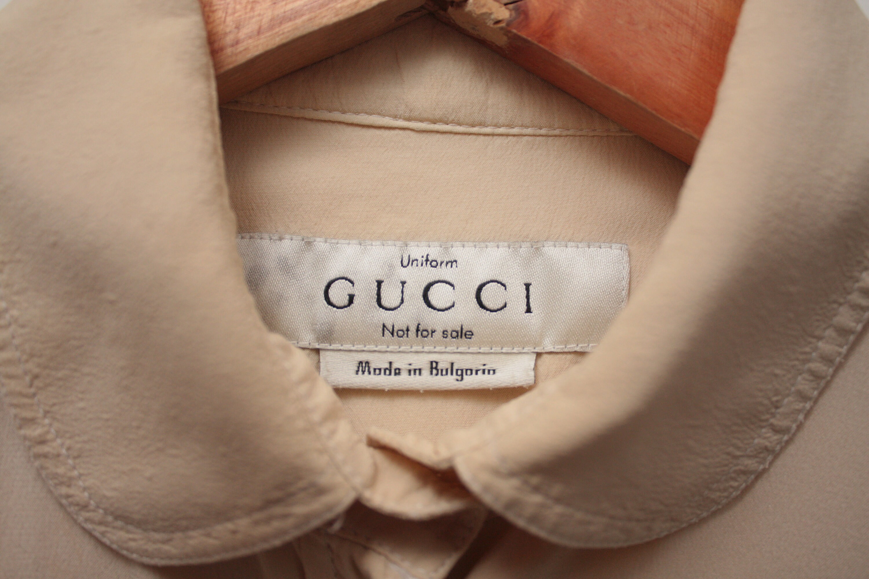Gucci Uniform Beige Silk Blouse Women's 38 - Etsy