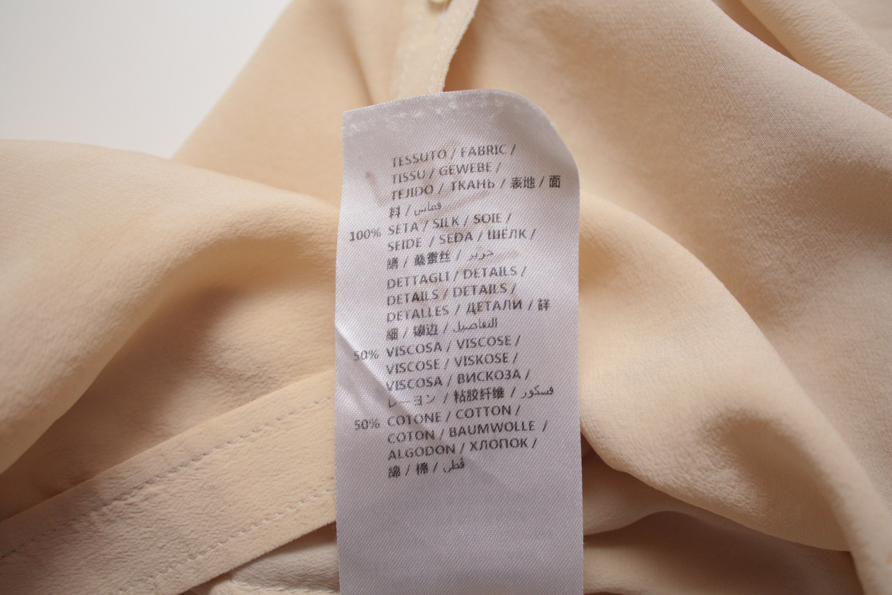 Gucci Uniform Beige Silk Blouse Women's 38 - Etsy