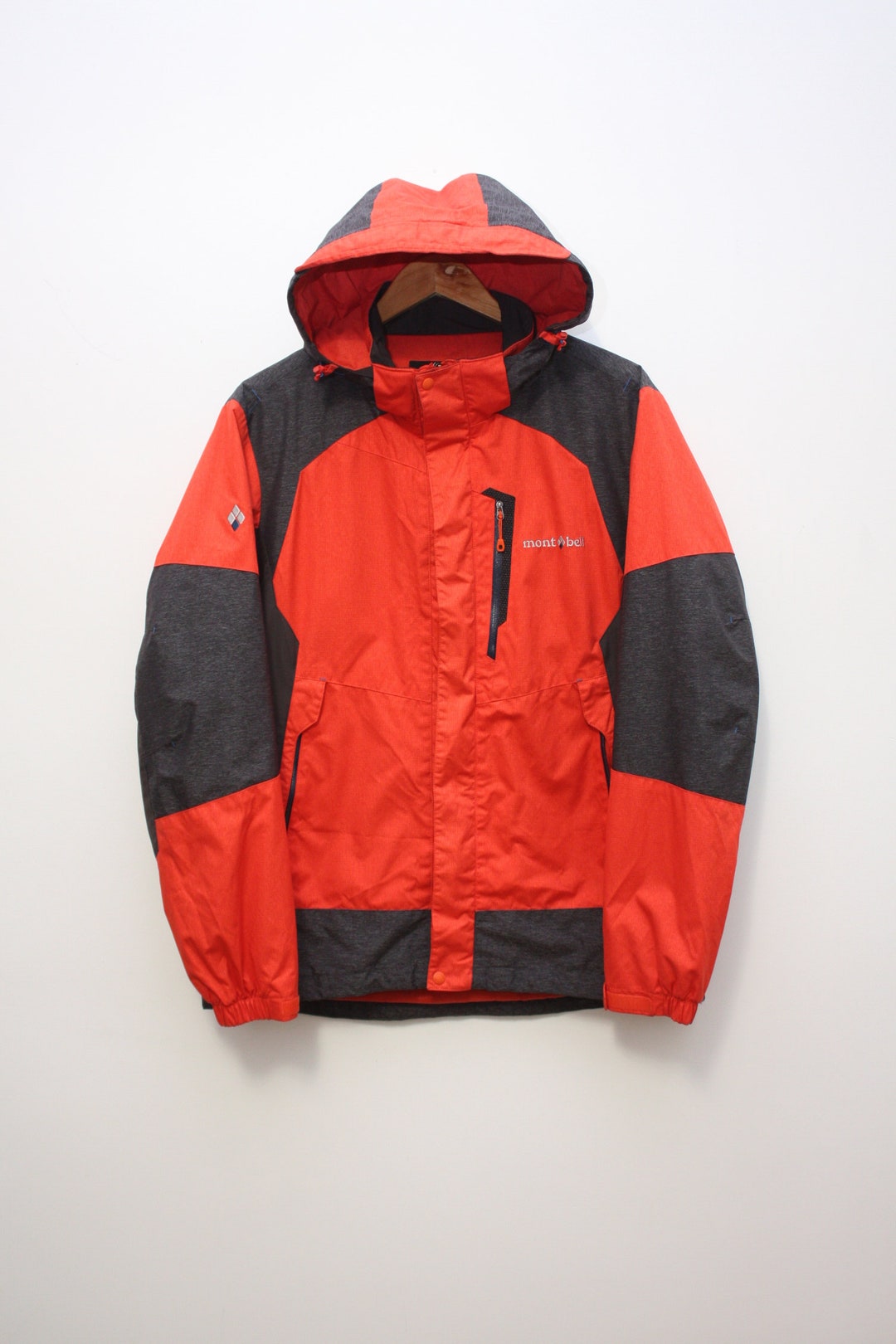 Montbell Orange Windbreaker Men's Large - Etsy