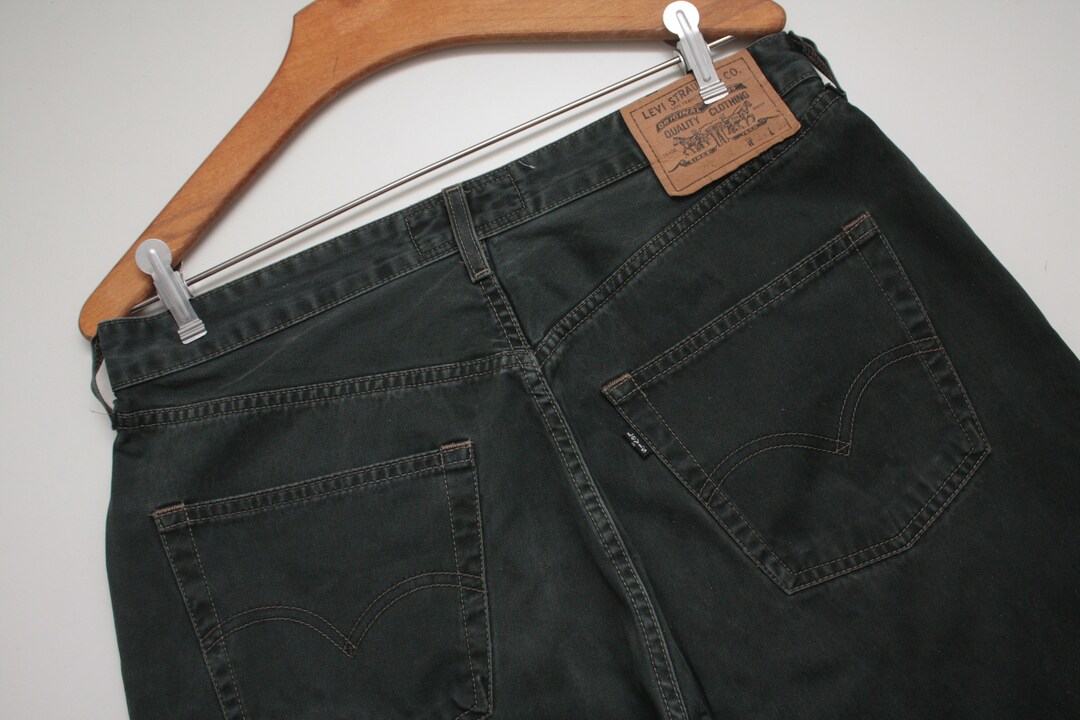 Levi's 507 Vintage Green Denim Jeans Made in Portugal 1996 - Etsy