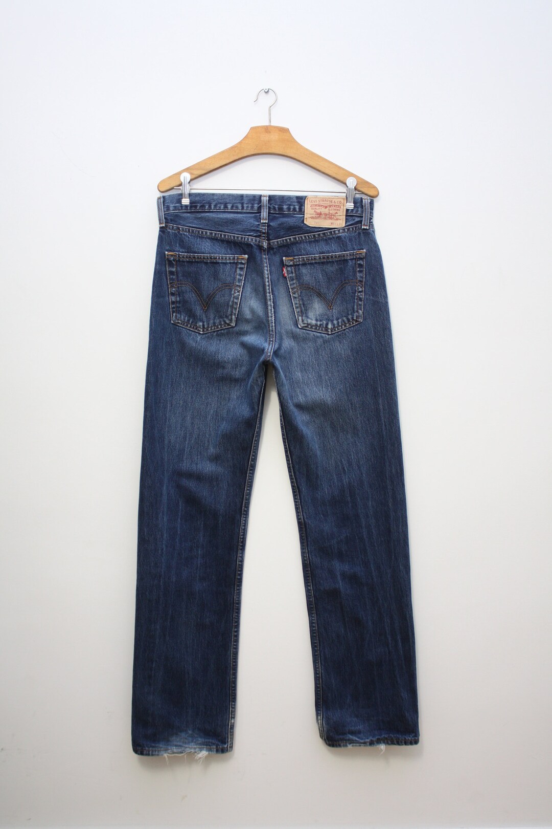Levi's 751 W32L34 Denim Blue Jeans - Etsy 日本