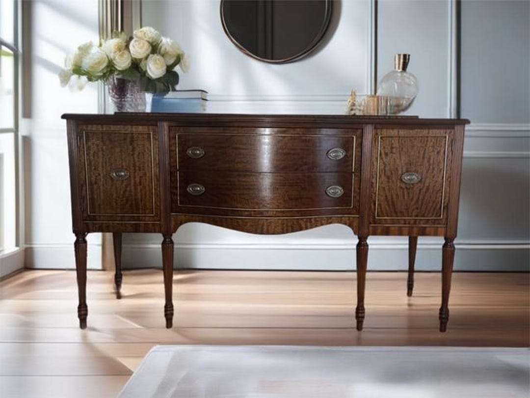 SOLD Do Not Purchase** Vintage Mahogany Hepplewhite Victorian Buffet ...