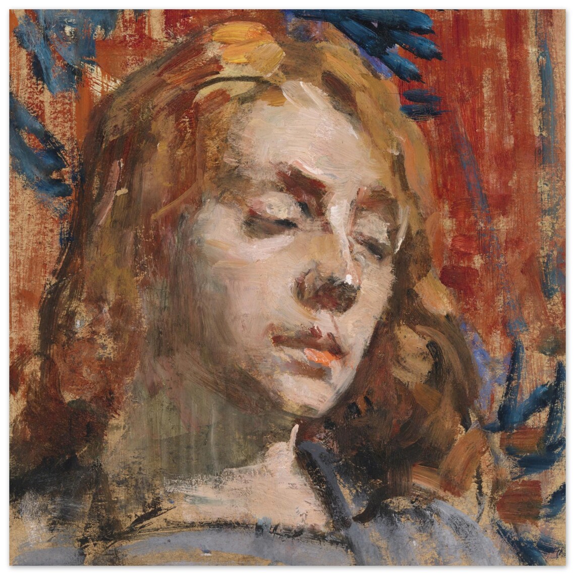 Portrait of Kathleen Behan Mother of All Behan's by Irish Artist Sarah ...