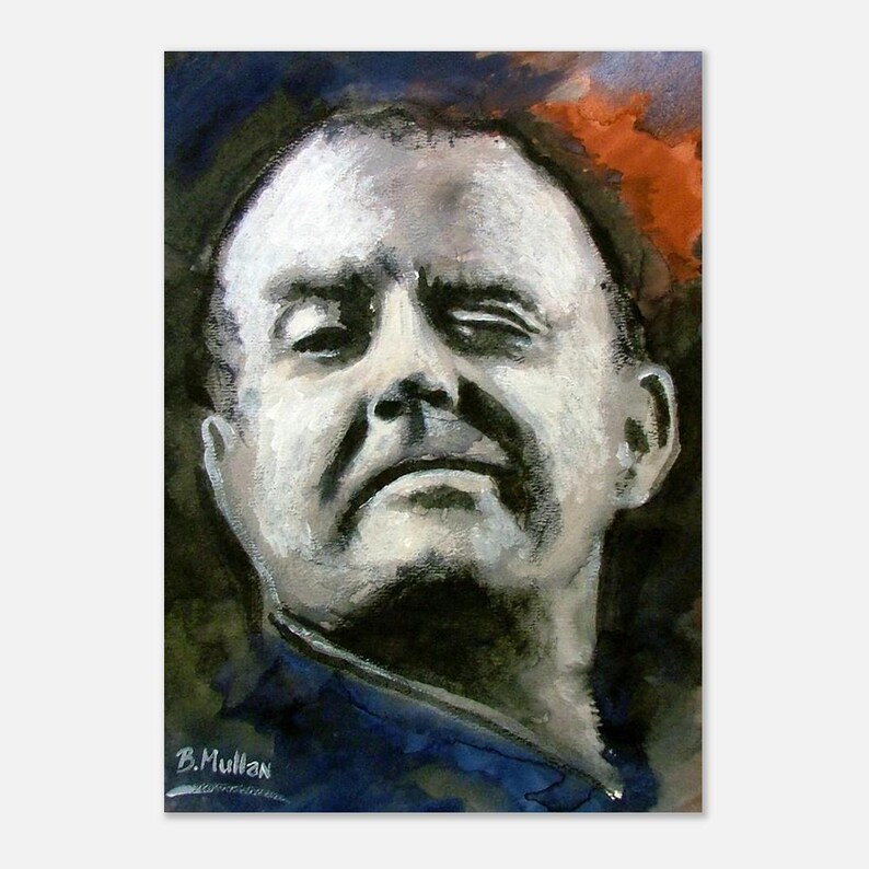 Christy Moore Art Print, Irish Folk Music Decor, Perfect Gift for Fans ...