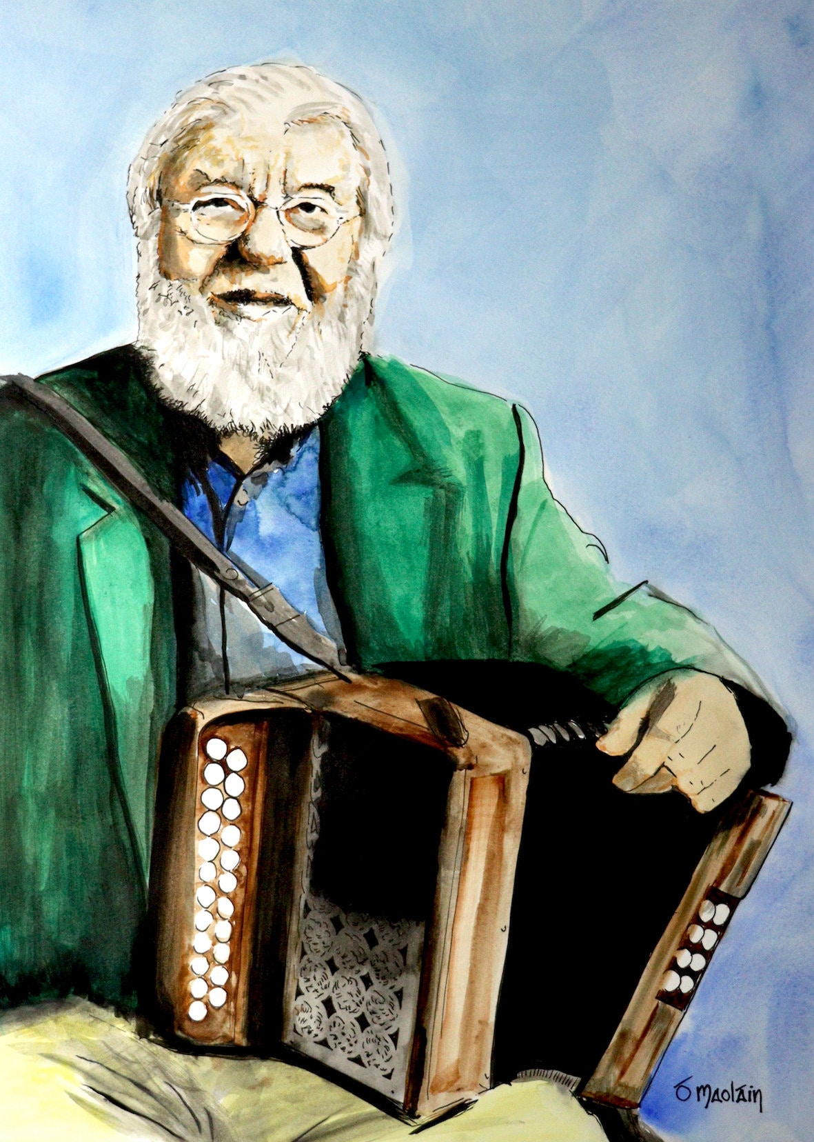 Joe Burke, Irish Traditional Musician, Accordion Player, Kilnadeema Na ...