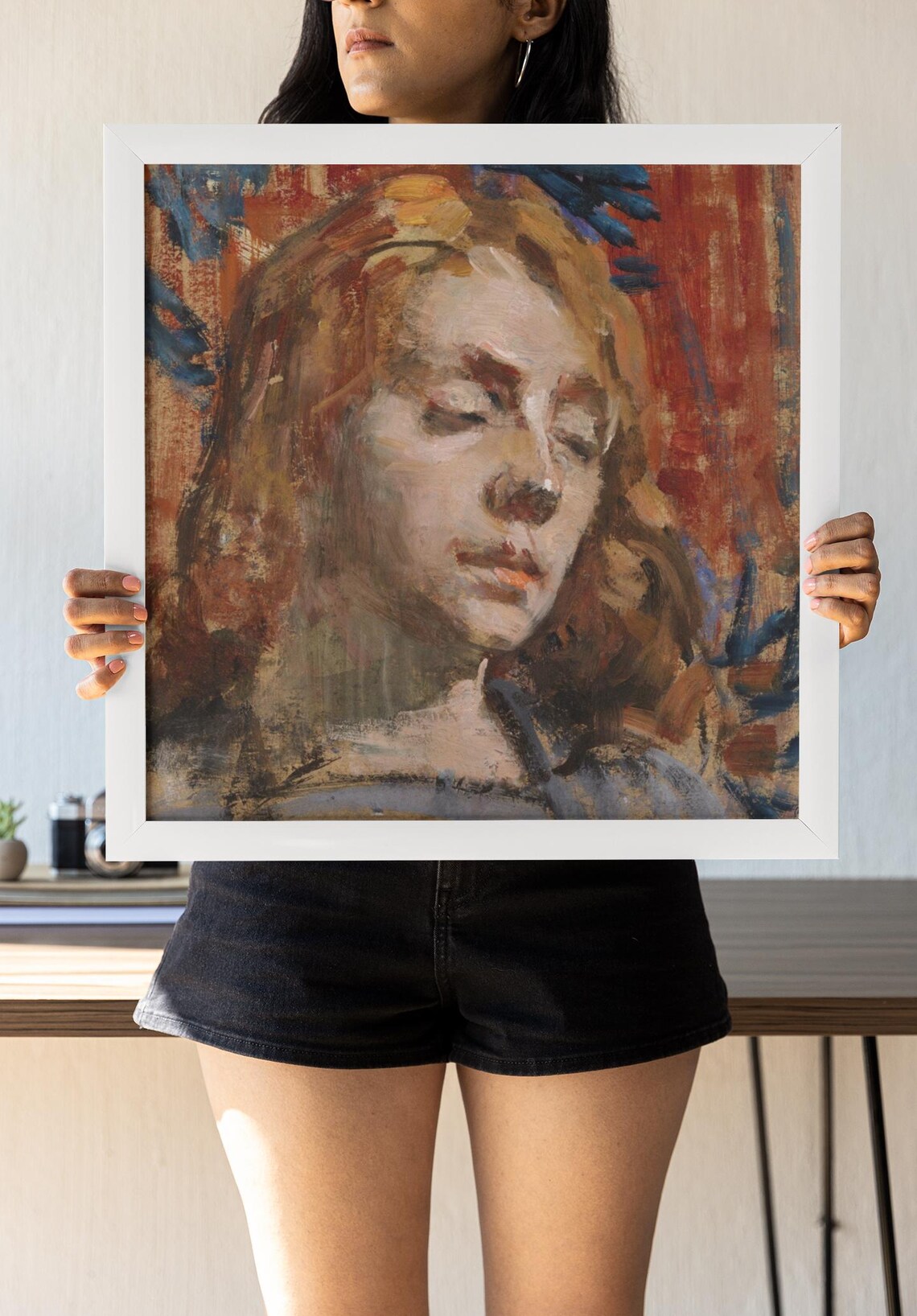 Portrait of Kathleen Behan Mother of All Behan's by Irish Artist Sarah ...