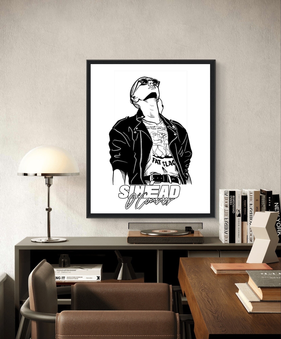 Sinead O'connor Iconic Portrait Prints, Vintage Music Framed Wall Art ...