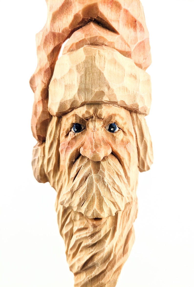 Santa Ornament, Christmas Decor, Hand Carved, Wood Carving, Handmade - Etsy