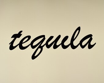 Metal Tequila Sign - Etsy