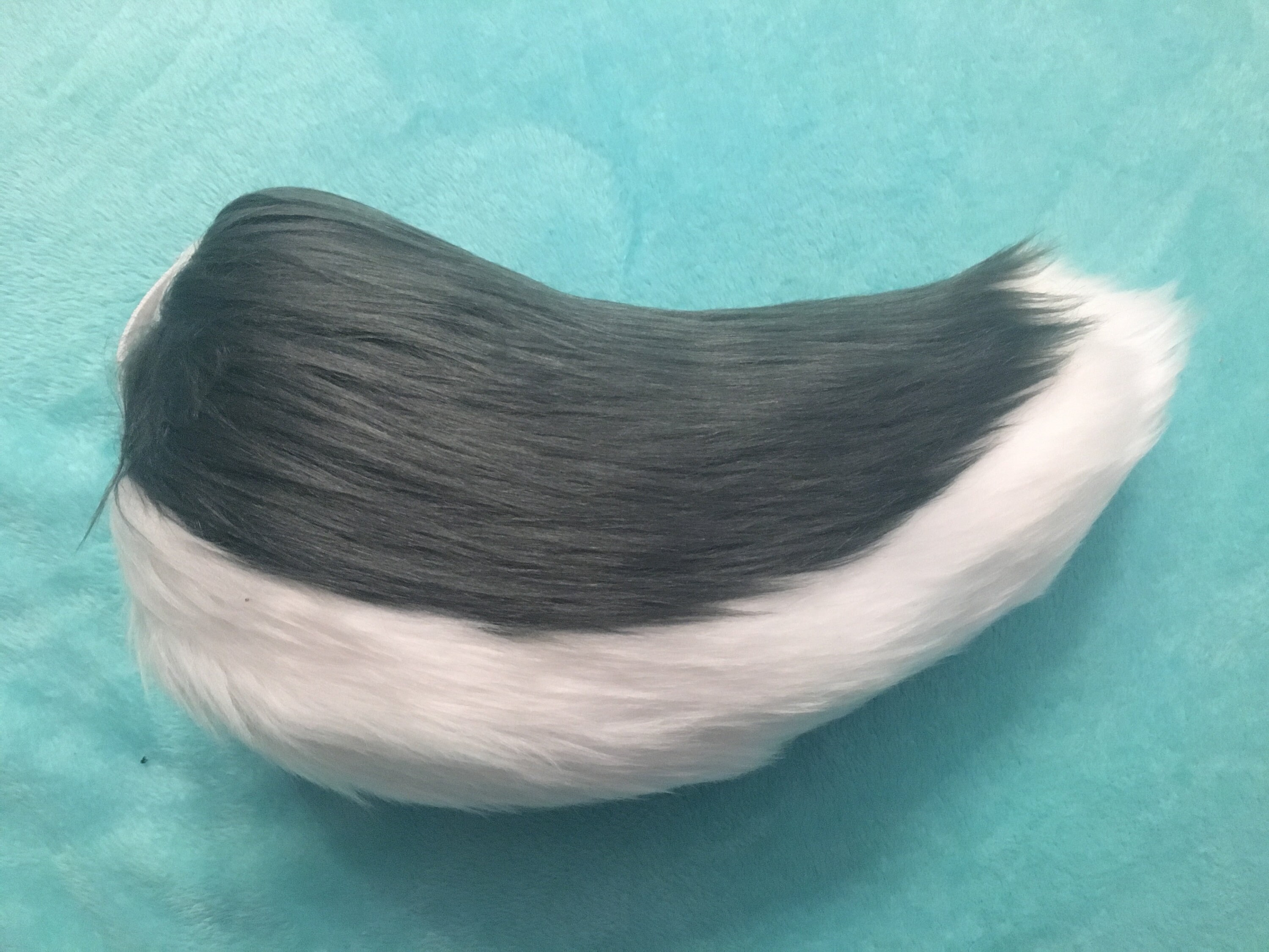 Fursuit Nub Tail - Grey and White - Etsy