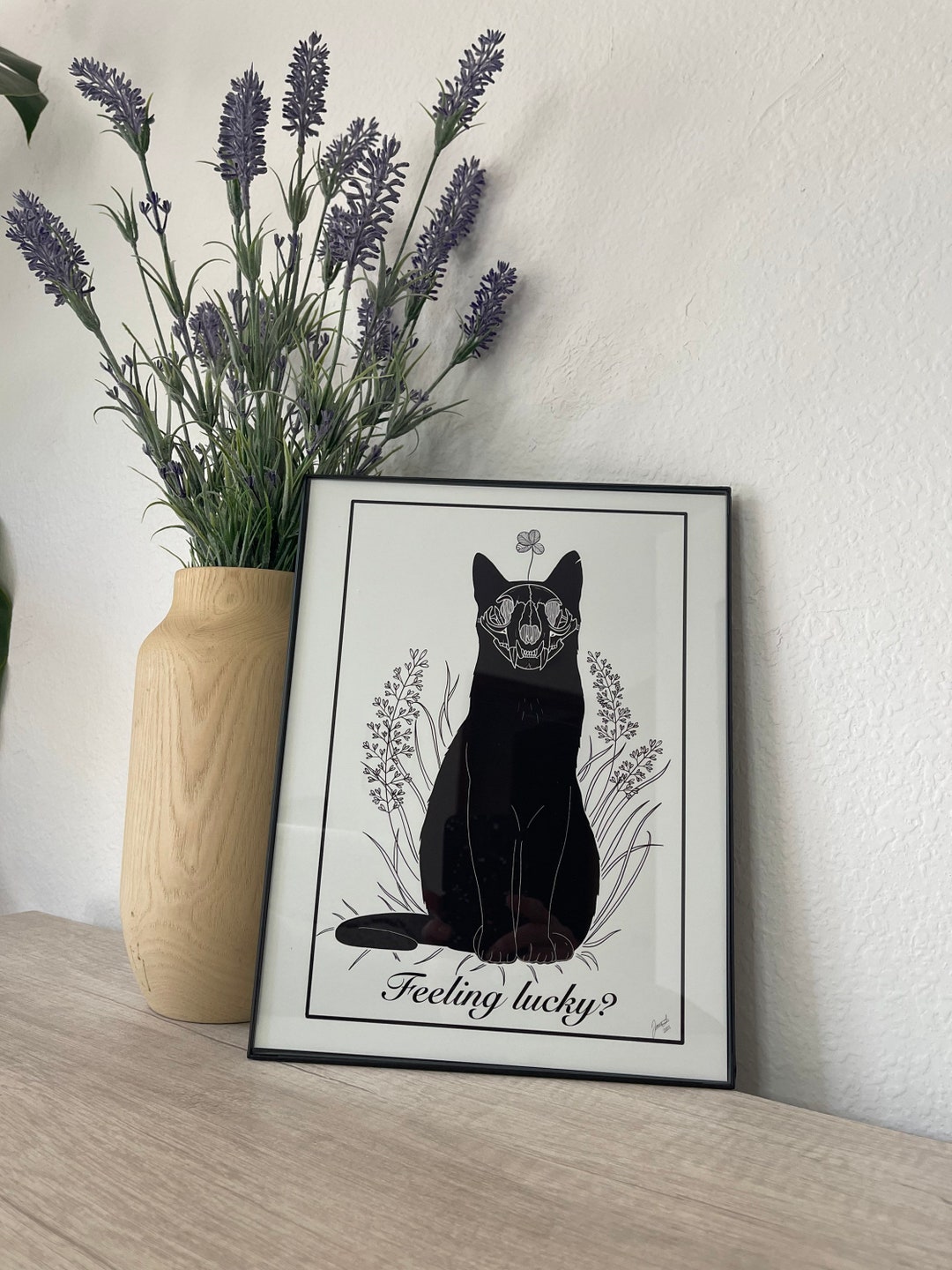 Cat Art Prints, Illustrated Art Print, Mini Cute Prints, Mini Wall Art ...