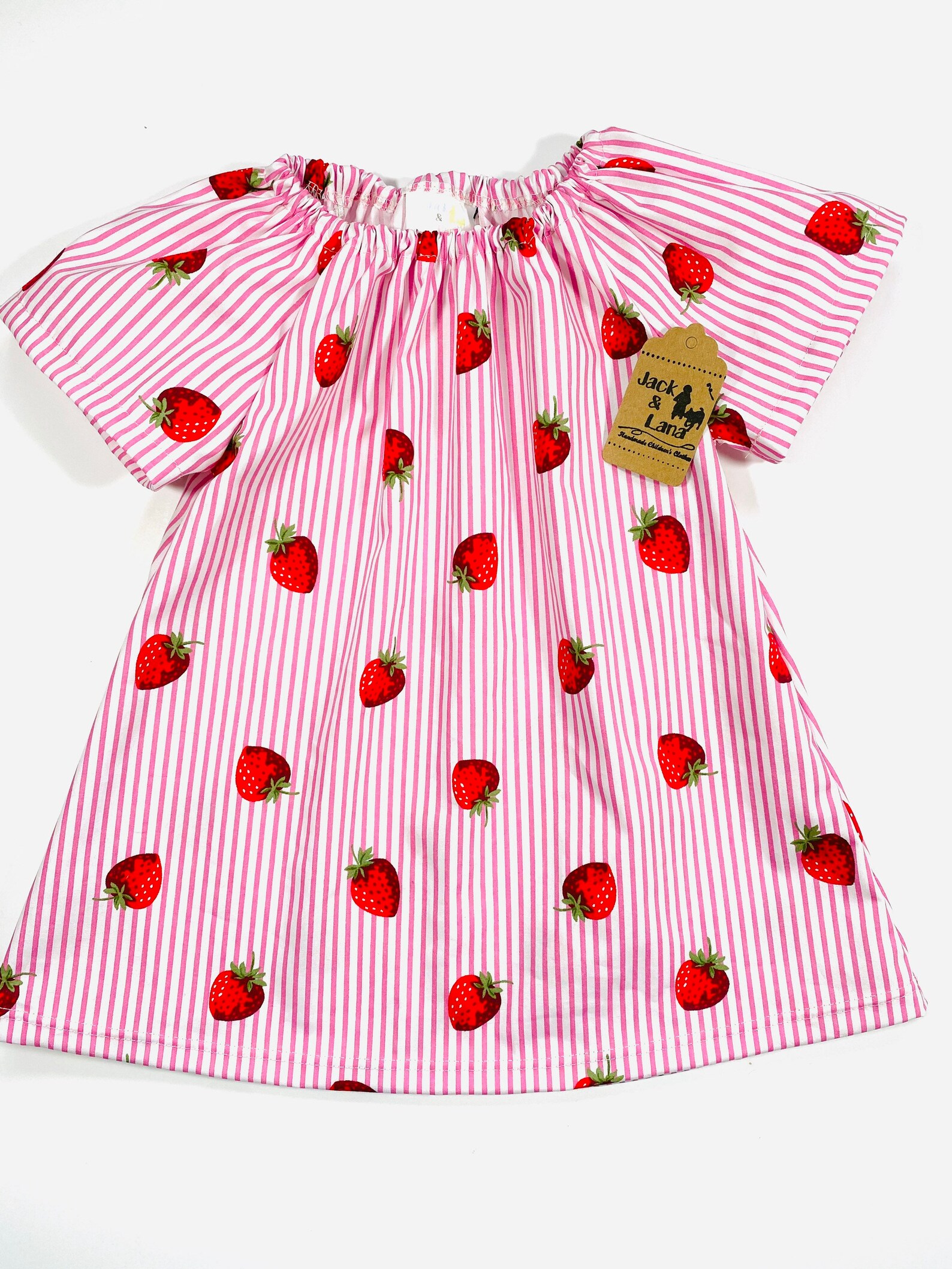 Girls dress summer dress strawberry dress | Etsy