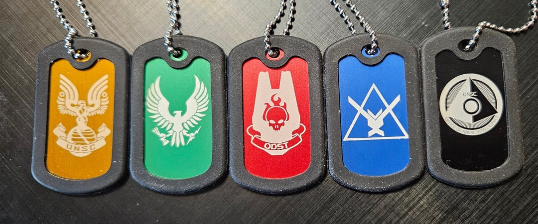 Personalized Halo Dog Tags - Etsy