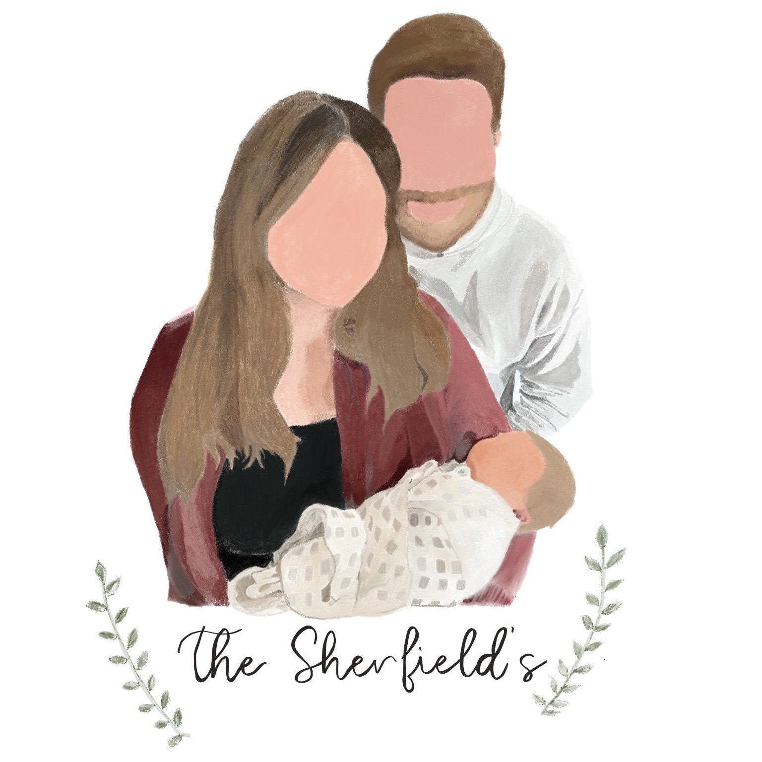 Family faceless portraits - maximumDer