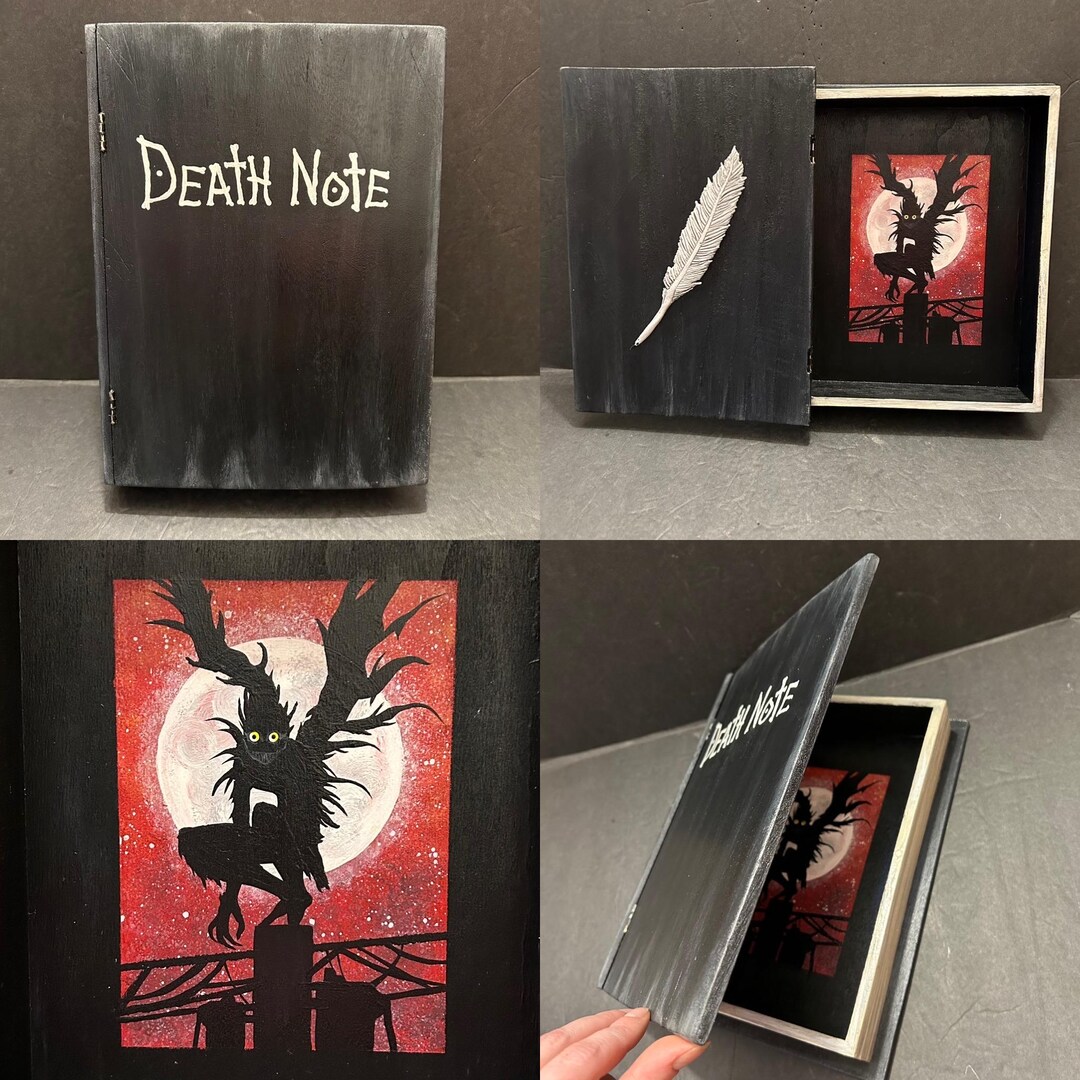 Death Note Ryuk Wooden Book Stash Box - Etsy