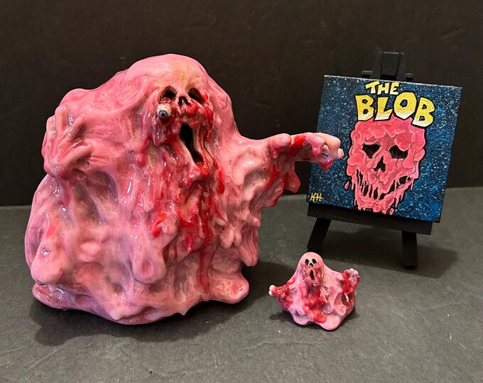 The BLOB Sculpt With Mini BLOB and Canvas Painting - Etsy