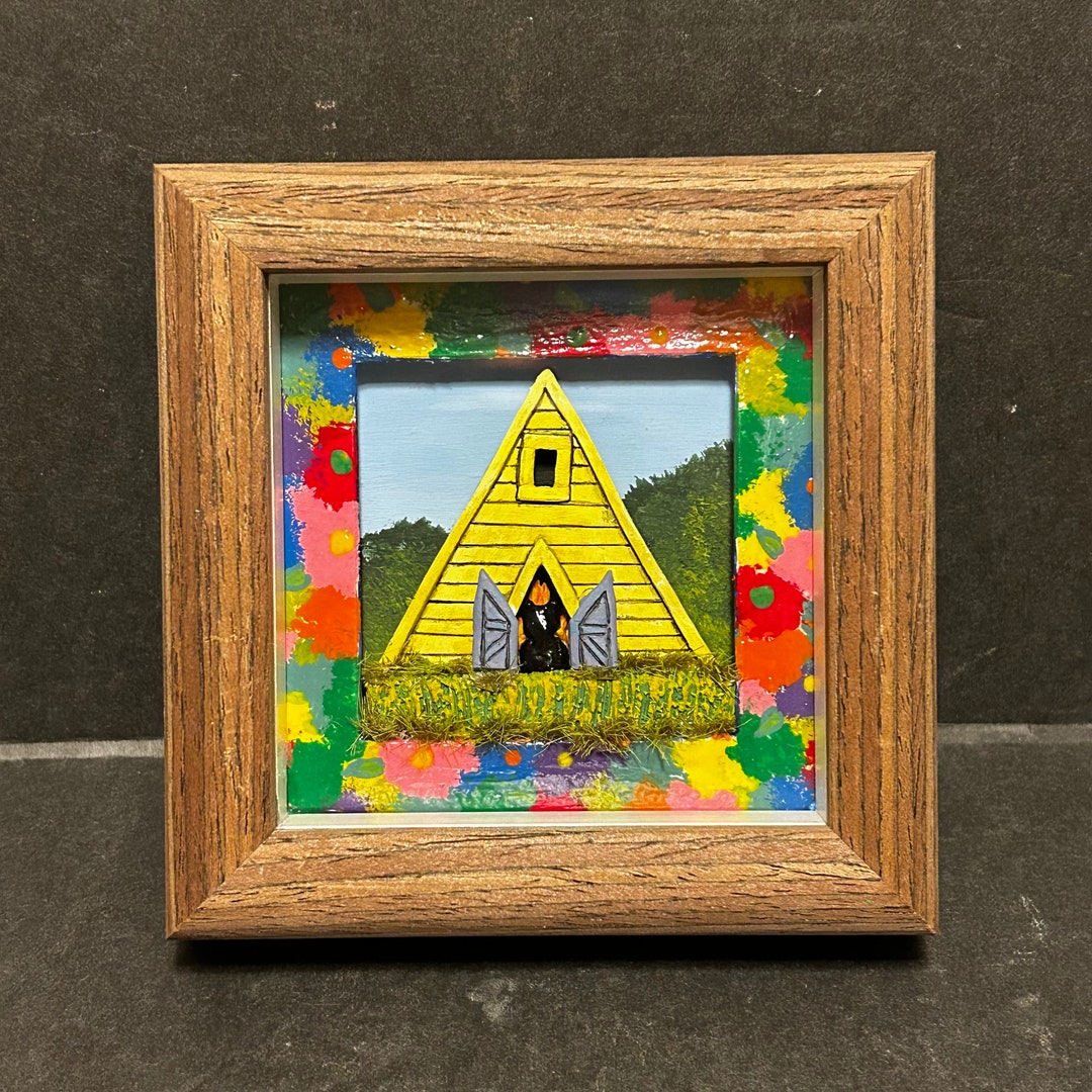 Midsommar Temple Shadow Box Frame Sculpt - Etsy