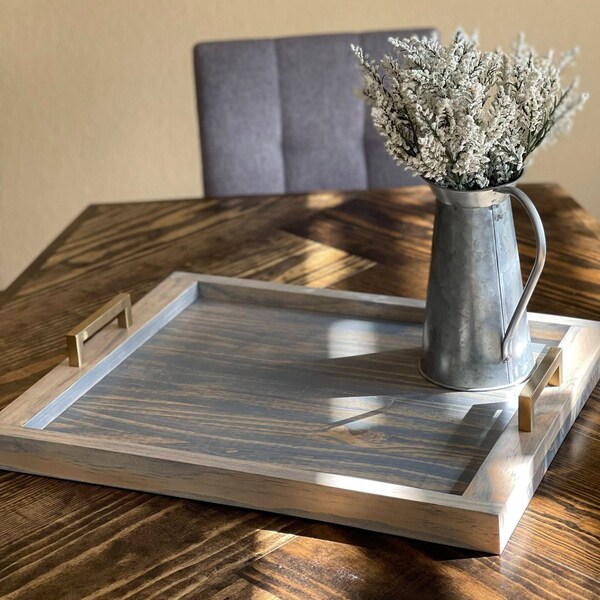 Extra Large Wooden Tray for Ottoman - Etsy