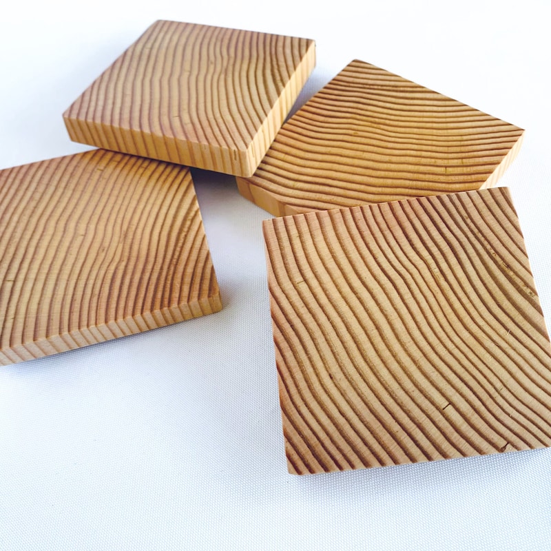 Wooden Table Coasters - Etsy