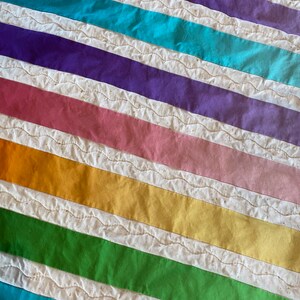 Ombre Stripes Baby Quilt - Etsy