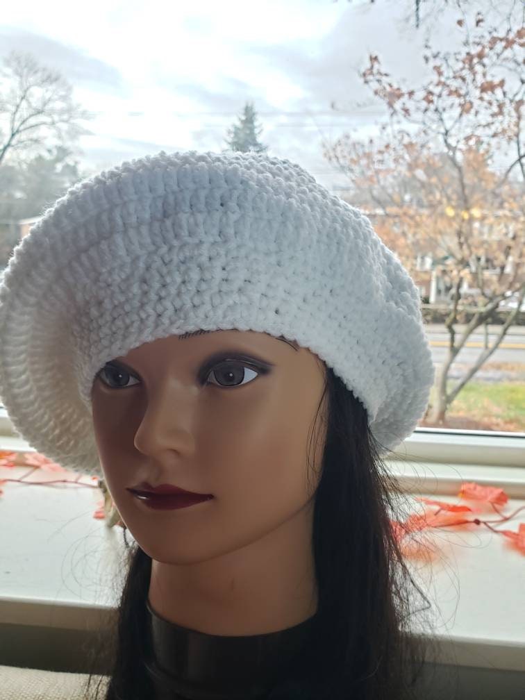 Great Beret- Crochet Beret-boina-artist Beret-paris Style-perfect Gift ...