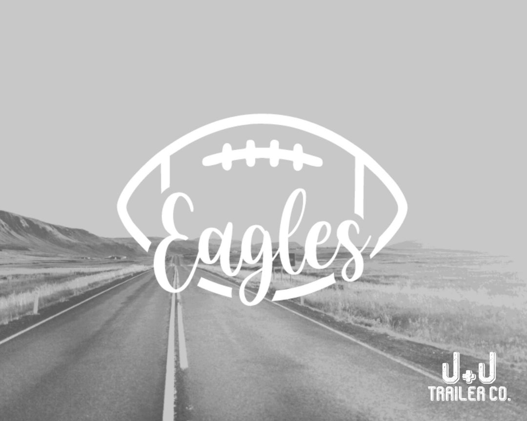 Eagles Football Decal // Vinyl Decal for Laptops, Cups, Cars and ...