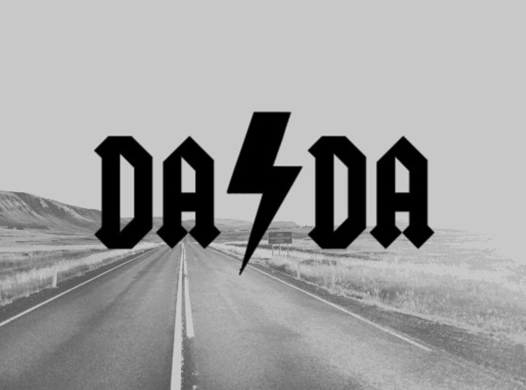 Rocker Dad Permanent Decal // Vinyl Decals for Cups Cars - Etsy