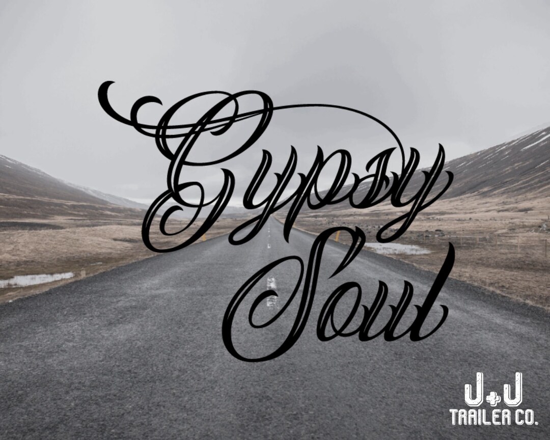 Gypsy Soul Permanent Decal // Vinyl Decal for Cups, Laptops, Journals ...