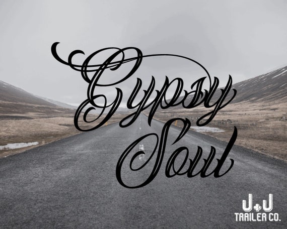 Gypsy Soul Permanent Decal // Vinyl Decal for Cups Laptops - Etsy