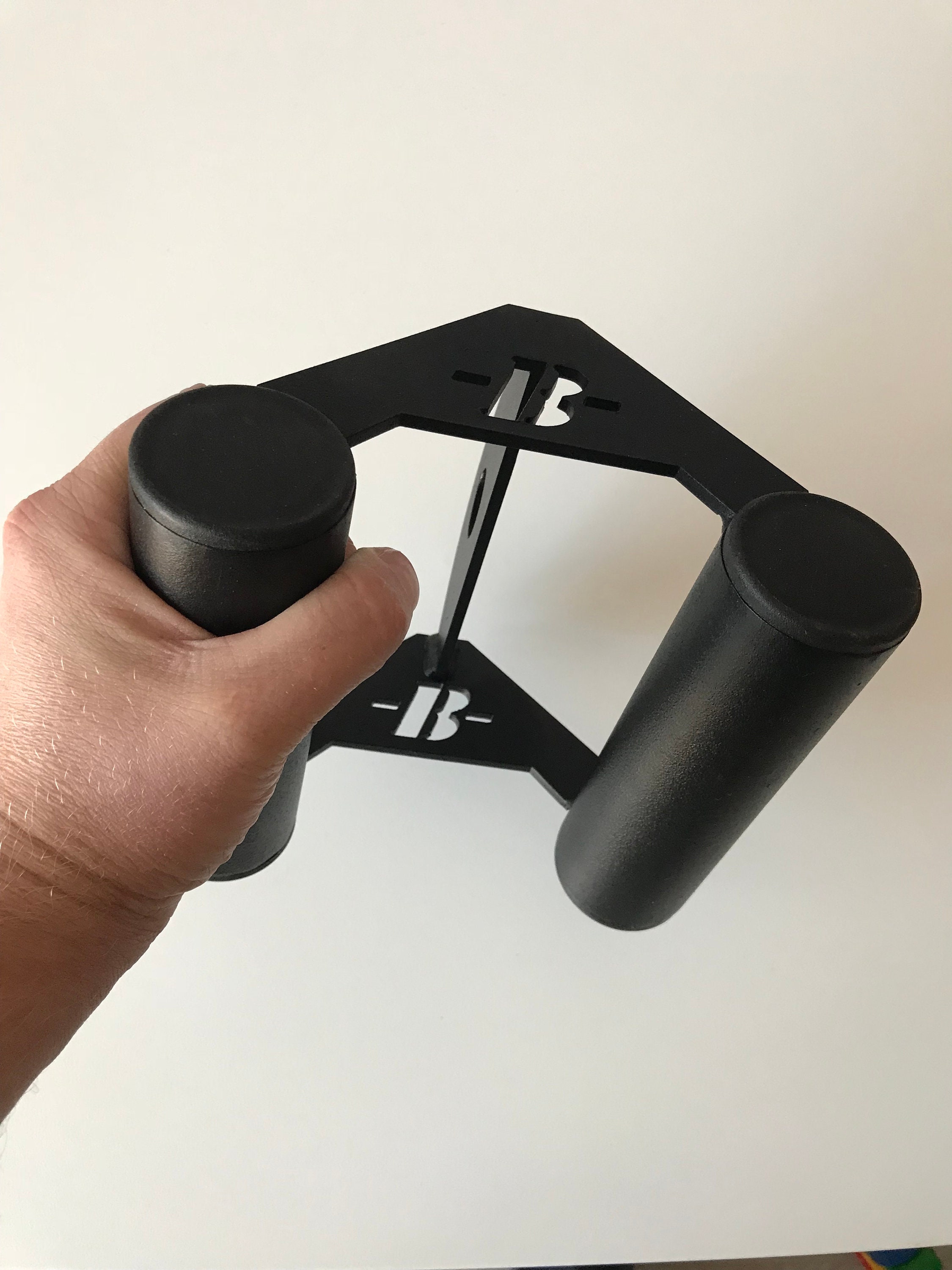 Rowing Bar GRIP TRIANGLE Row Handle Cable Multi Gym Training Attachment ...