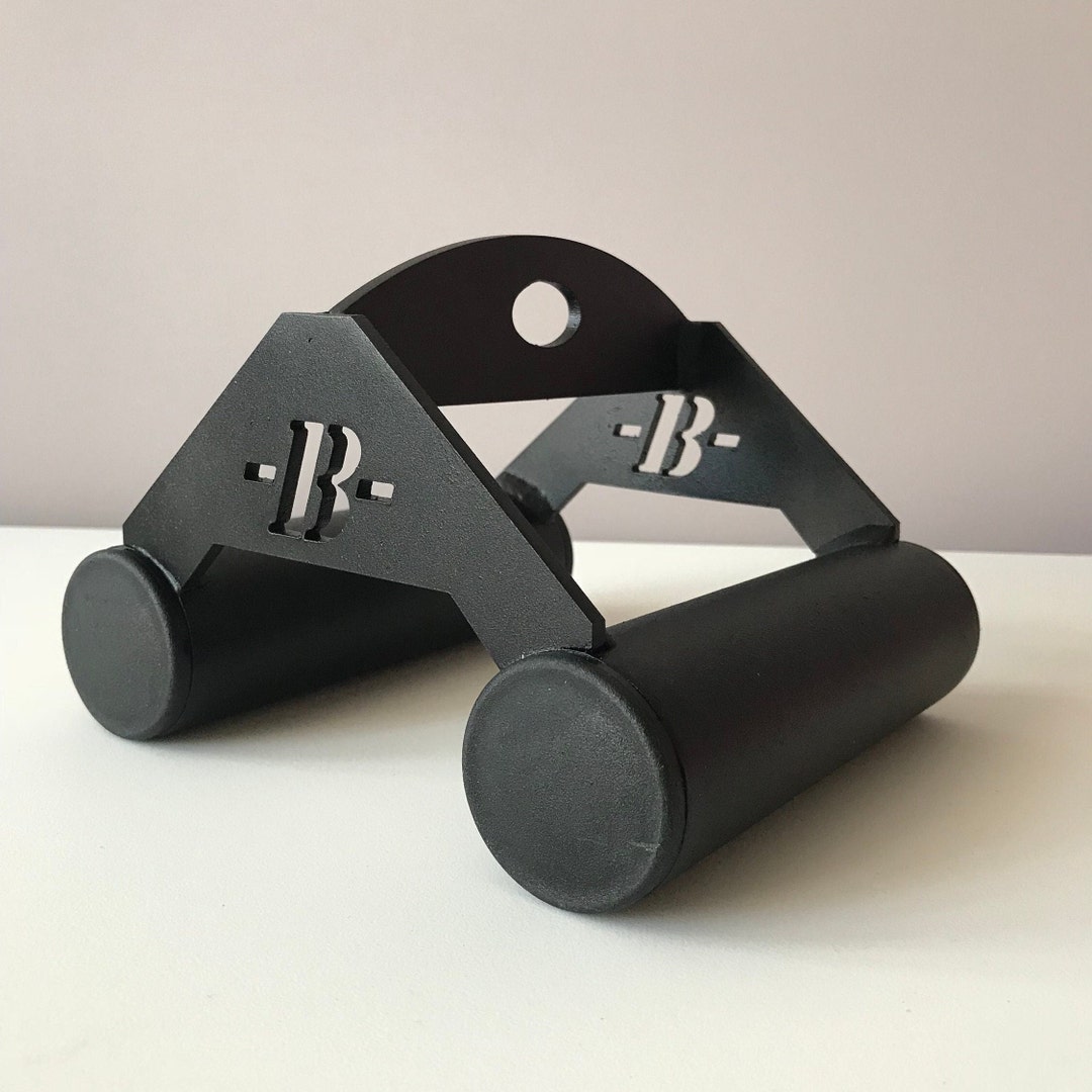 Rowing Bar GRIP TRIANGLE Row Handle Cable Multi Gym Training Attachment ...