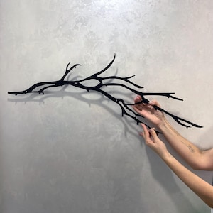 Wall Hanger Made From Tree Branches, Coat Hanger, Key Hook, Wall Hanger ...