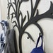 Tree Wall Decor, Wall Mount Hanger, Branch Steel Coat Hooks, Hanger ...