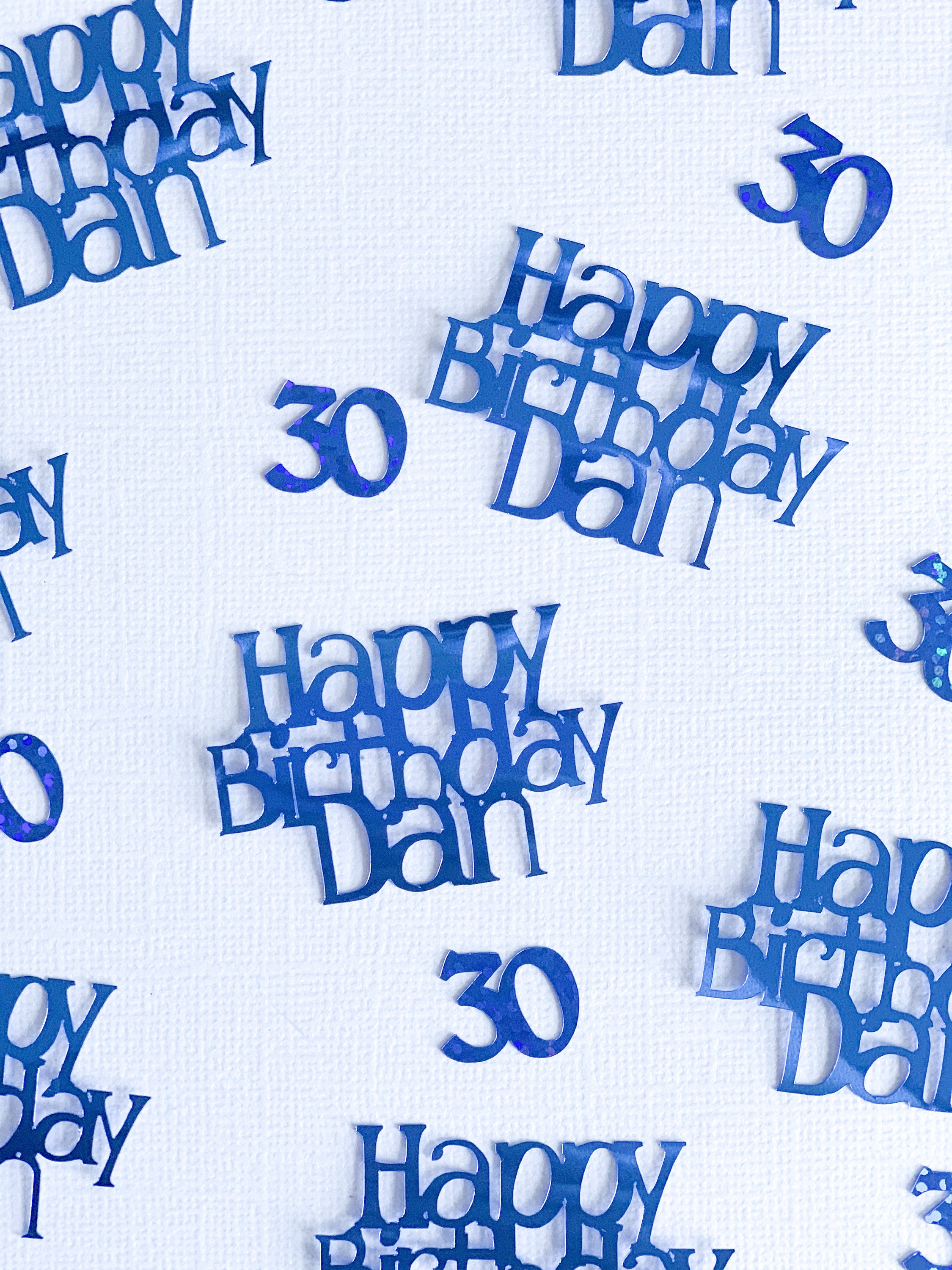 Personalised Birthday Confetti / Birthday Party Decor / Birthday ...
