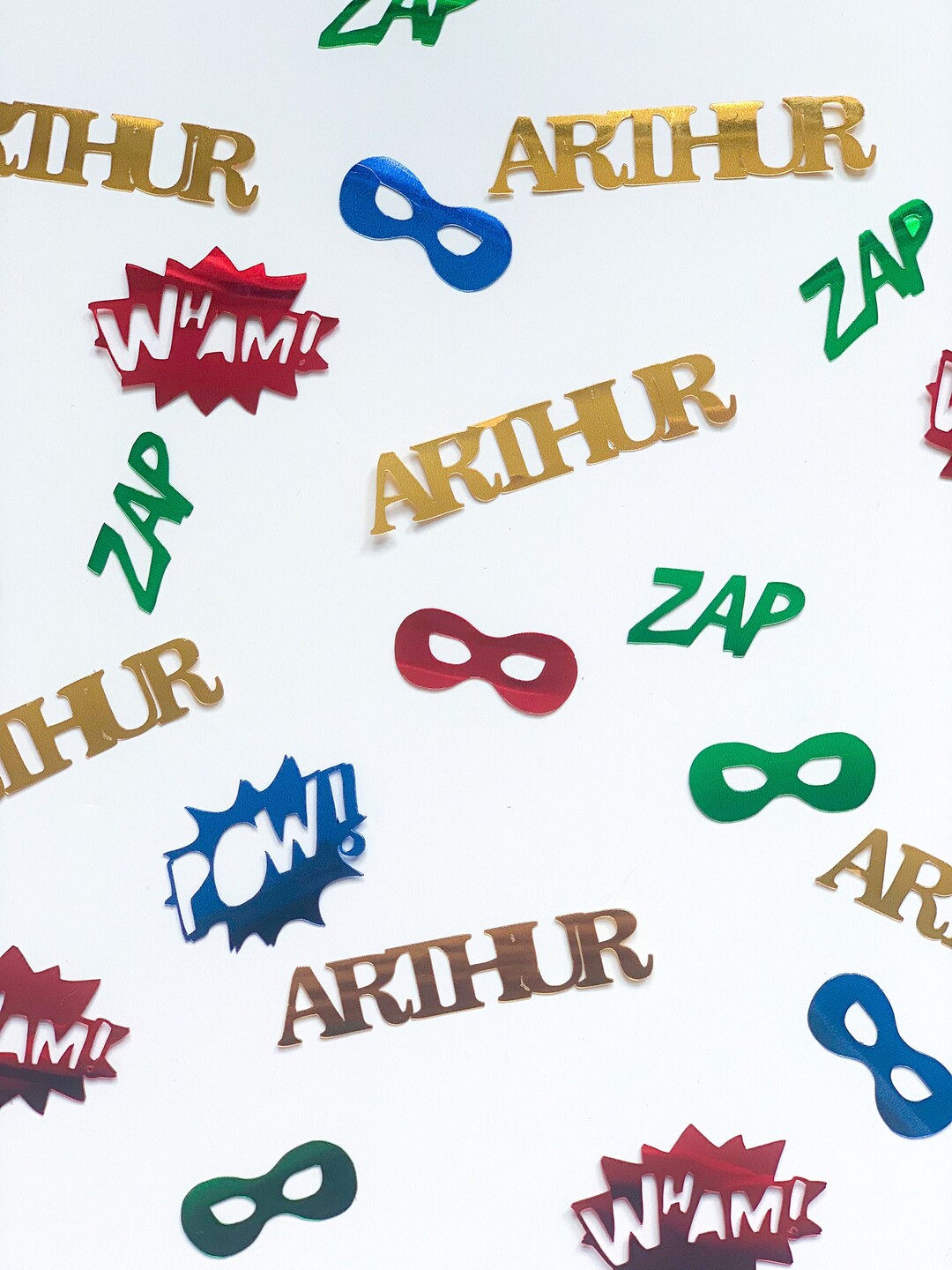 Personalised Superhero Theme Confetti / Superhero Party / Superhero ...