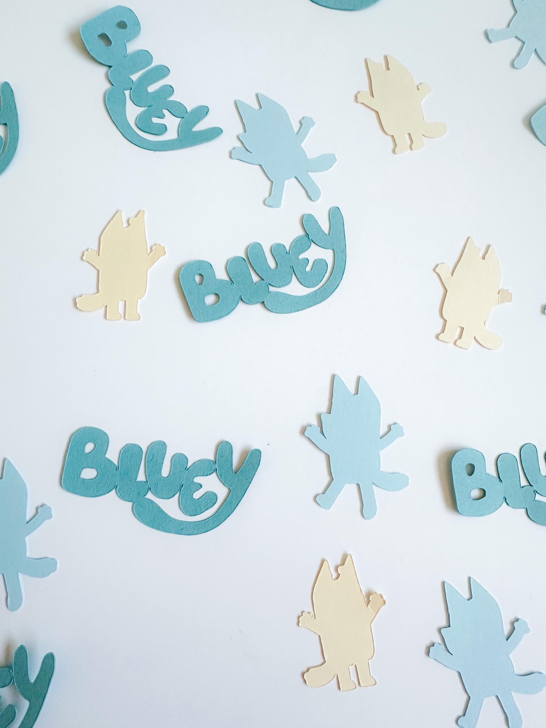 Bluey Inspired Theme Confetti / Bluey Party Decor / Bluey Birthday - Etsy