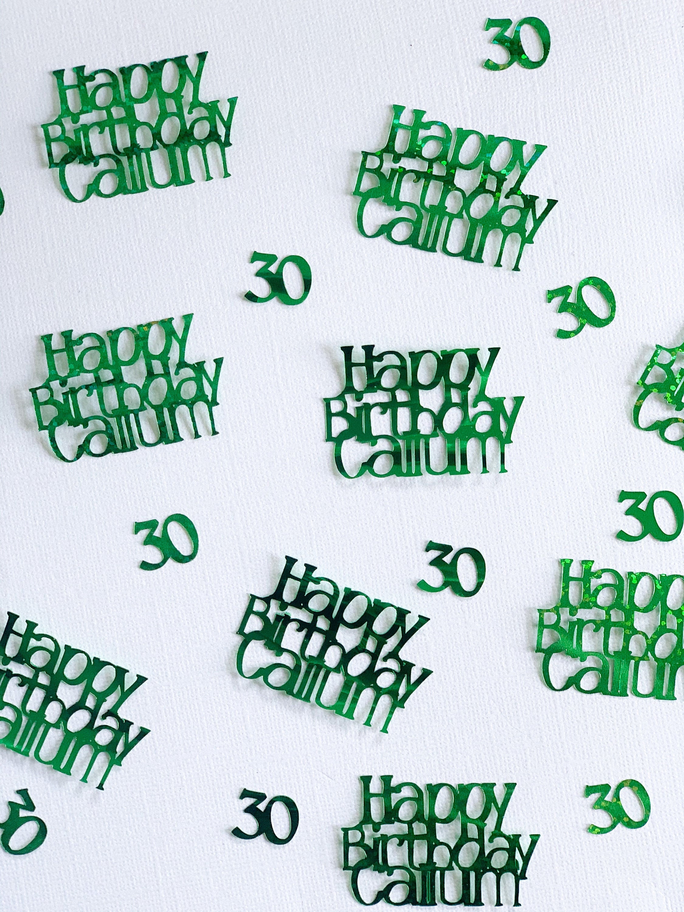 Personalised Birthday Confetti / Birthday Party Decor / - Etsy