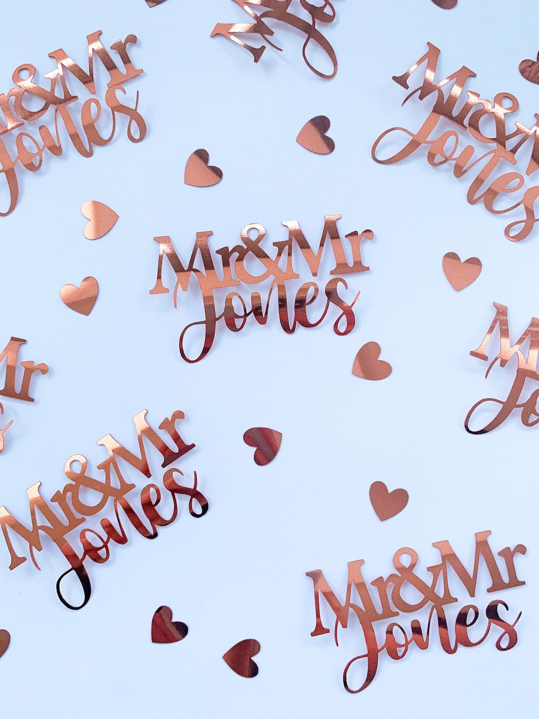 Mr & Mr - Personalised Wedding Confetti / Table Decor / Table Scatter ...