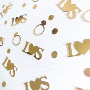 Personalised Engagement/wedding Confetti / Engagement Table Decor ...