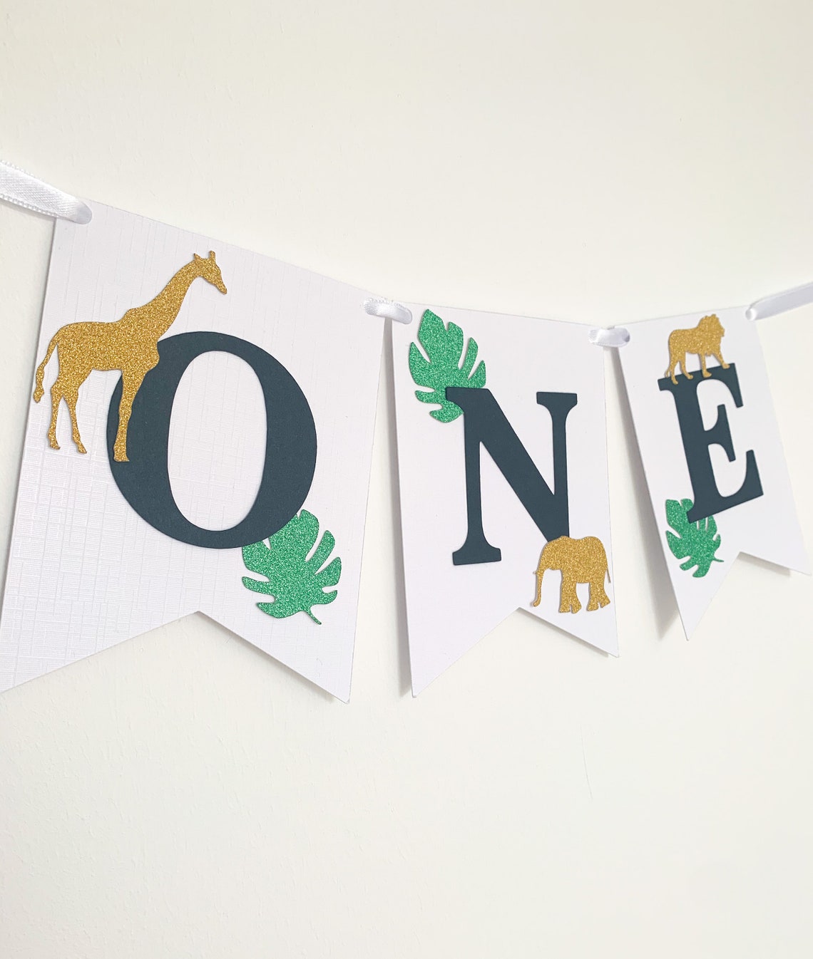 Personalised Jungle/ Safari Banner / Safari Party / Wild One Theme ...