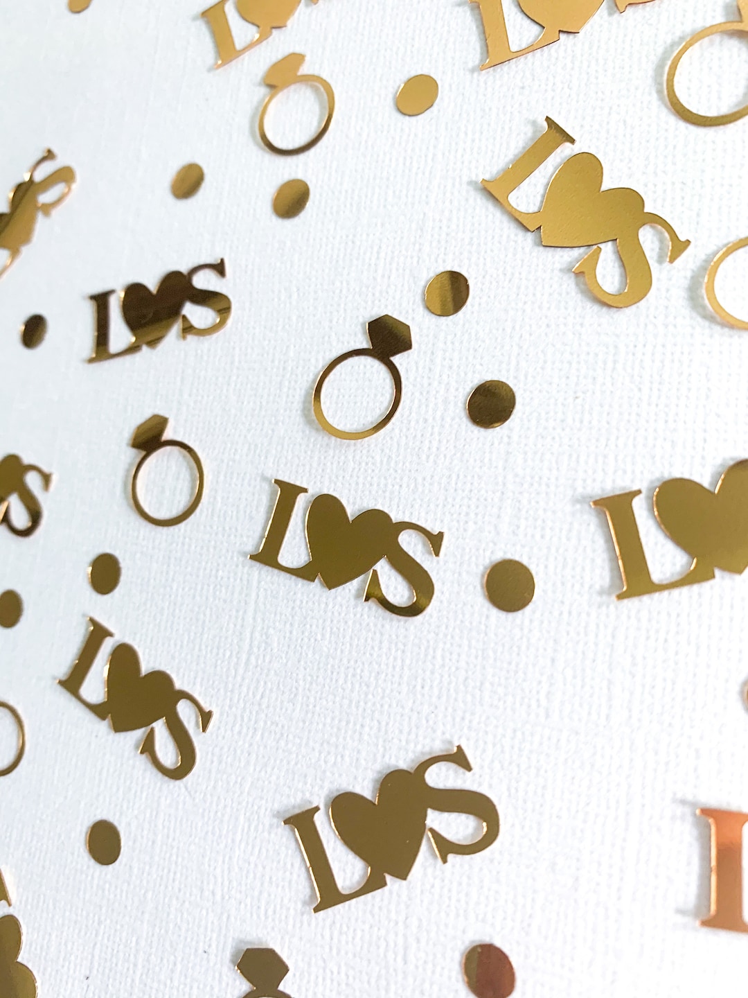 Personalised Engagement/wedding Confetti / Engagement Table Decor ...