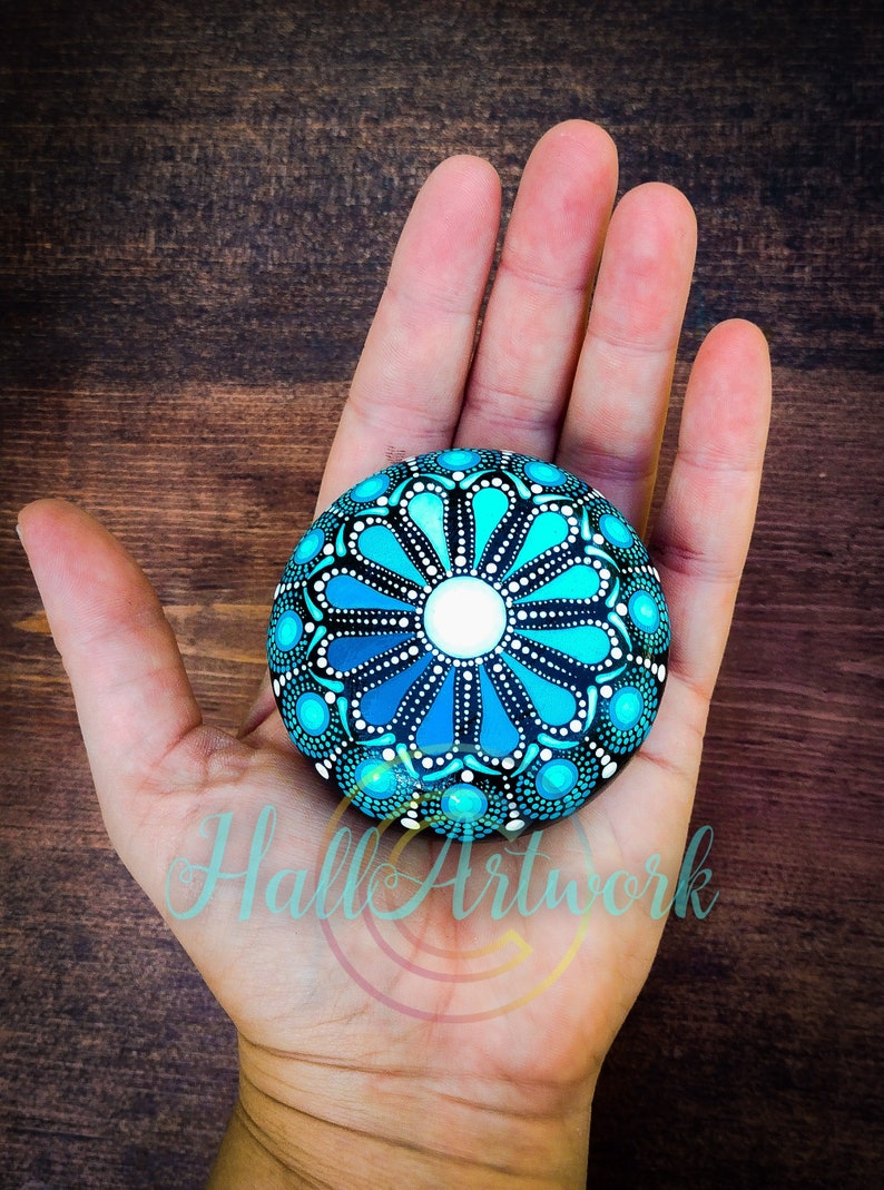 Small Painted Stone - Etsy