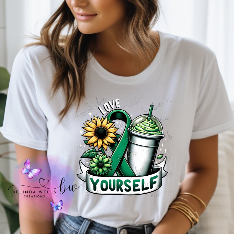 Green Ribbon Mental Health Awareness T-shirts - Etsy Green Ribbon Mental Health Awareness T-shirts - Etsy