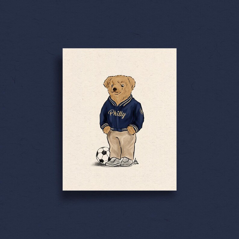 Philly Sports Drip Bears Individual 8x10 Prints - Etsy