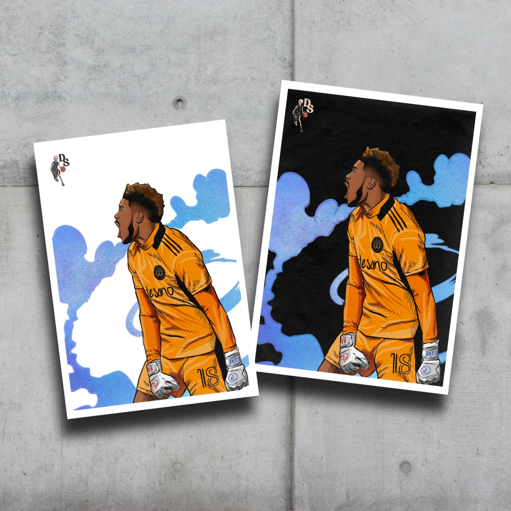 Andre Blake Union Print - Etsy