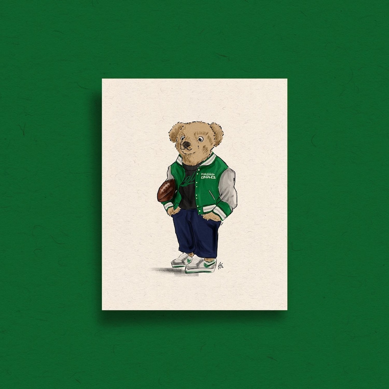Philly Sports Drip Bears Individual 8x10 Prints - Etsy