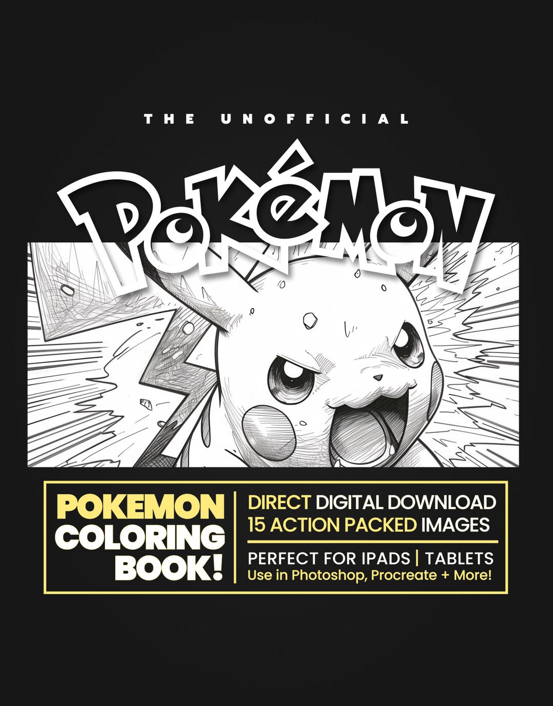 POKEMON Editable Digital Posters Pack - Etsy